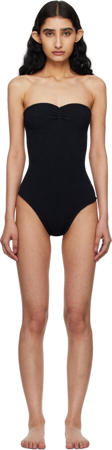 Hunza G Black Brooke Swimsuit Shopstyle