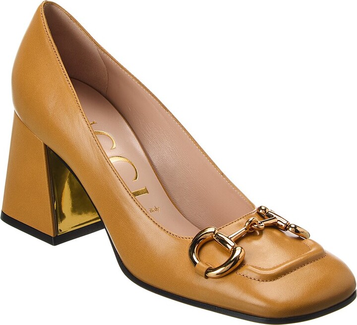 Gucci Horsebit Leather Pump - ShopStyle Heels