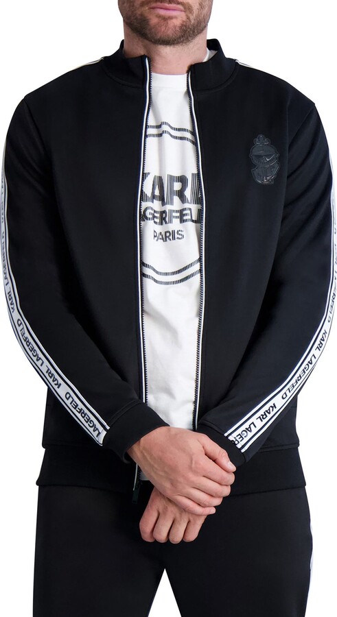 Karl Lagerfeld Paris Armour Track Jacket - ShopStyle