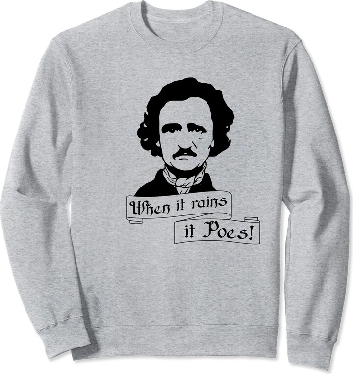 FUNNY EDGAR ALLAN POE Literature is LIT Memes WHEN IT RAINS IT POES ...