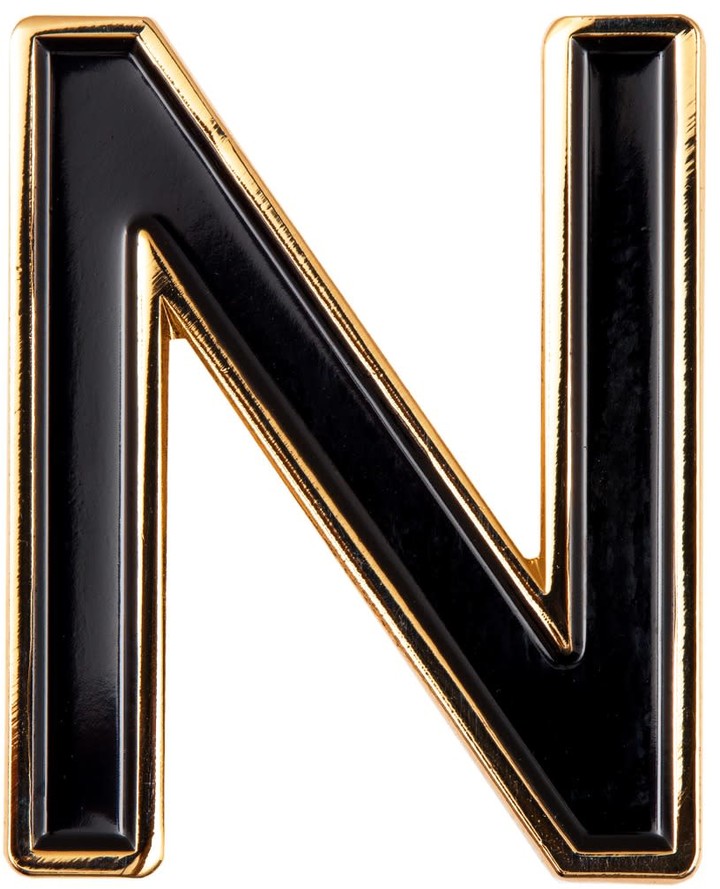 Make Heads Turn Enamel Letter N Pin - ShopStyle