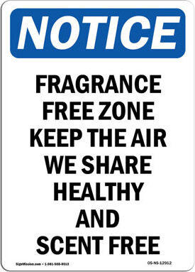 SignMission Fragrance Free Zone Keep the Air Sign - ShopStyle Home Office