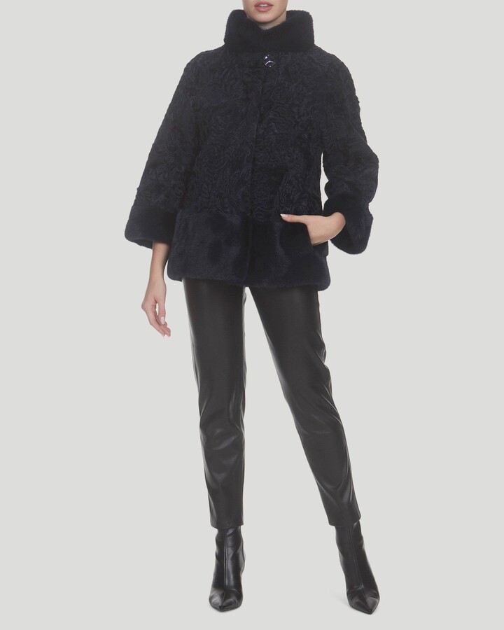 Gorski Lamb Sections Jacket With Mink Trim - ShopStyle