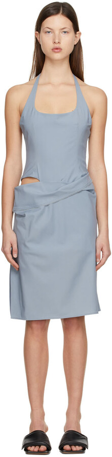 Jacquemus Blue 'La Robe Hielo' Mini Dress - ShopStyle