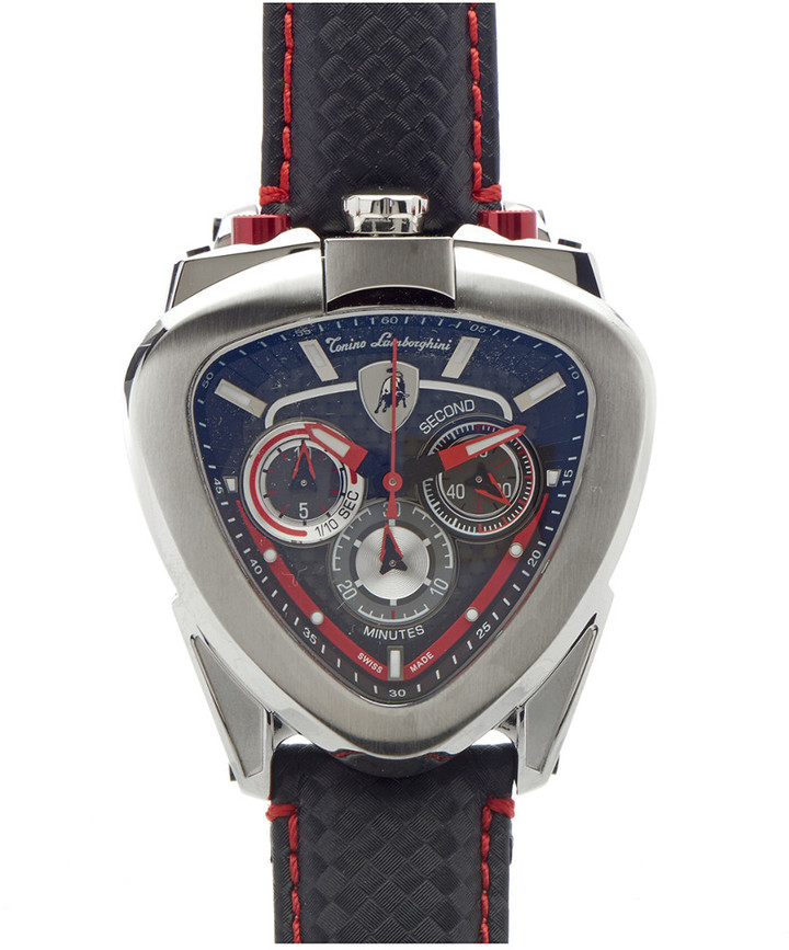 Tonino Lamborghini Men's Leather Watch (Authentic Pre-Owned) - ShopStyle