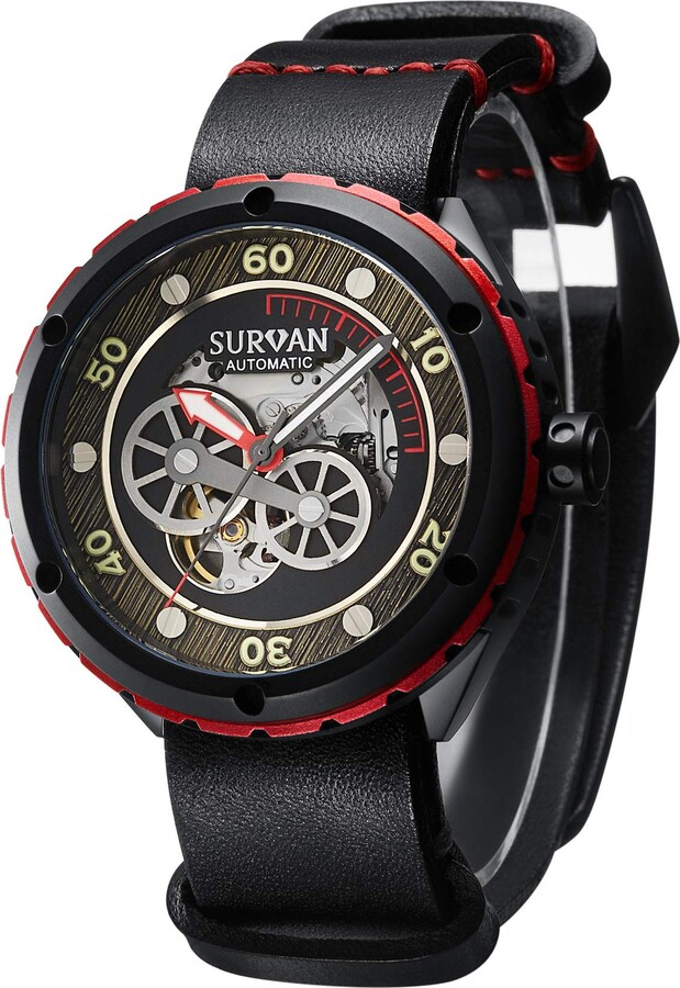 SURVAN WatchDesigner Mens Watches Japanese Automatic Watch for Men ...
