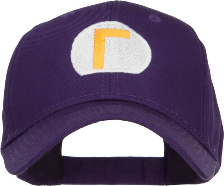 e4Hats.com Mario Luigi Wario Waluigi Embroidered Cap - Purple OSFM ...