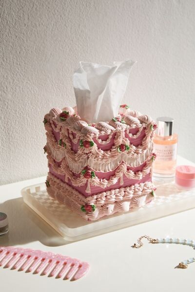 Pretty Shitty Cakes UO Exclusive Tissue Box Cover - ShopStyle Bath ...