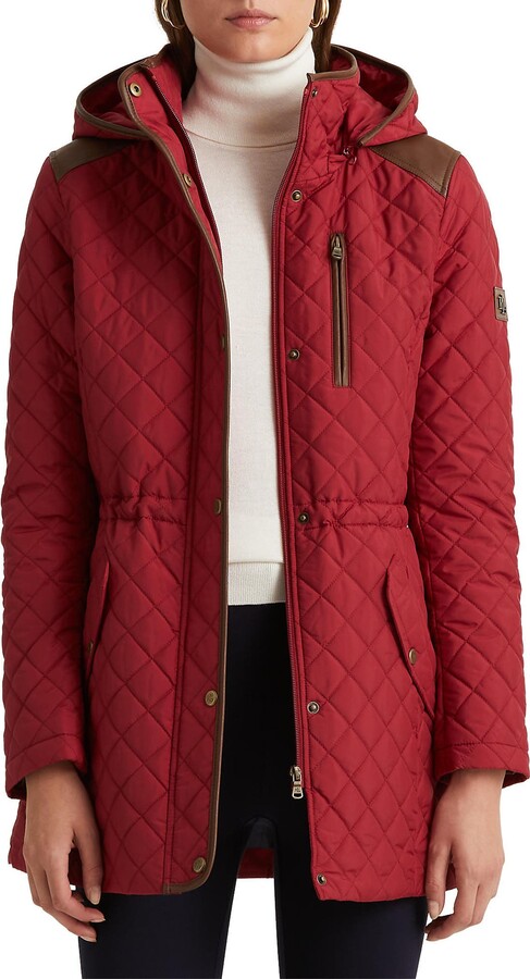 Lauren Ralph Lauren Hooded Quilted Jacket - ShopStyle