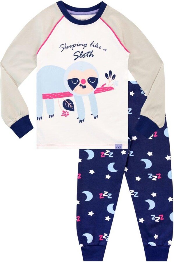 Harry Bear Sleeping Like A Sloth Cosy Snuggle Fit Pyjamas - ShopStyle