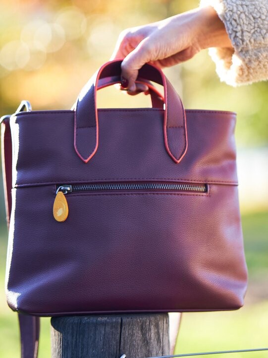 Canopy Verde Atlantic Crossbody Bag & Satchel - Red - ShopStyle