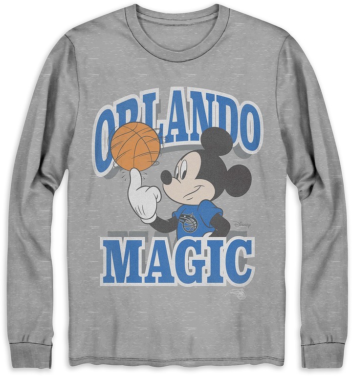 Disney Mickey Mouse Orlando Magic Long Sleeve T-Shirt for Adults by ...