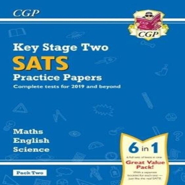 CGP Books KS2 Complete SATS Practice Papers Pack 2: Science, Maths ...