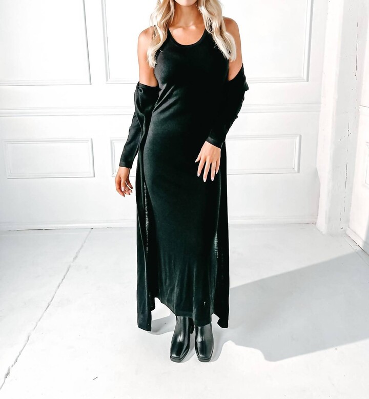 Sophie Rue Rumi Long Cardigan In Black - ShopStyle