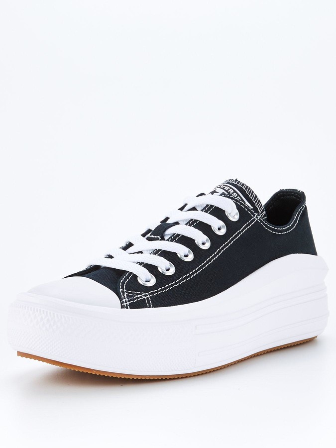 Converse Chuck Taylor All Star Move Ox Plimsoll - Black - ShopStyle ...