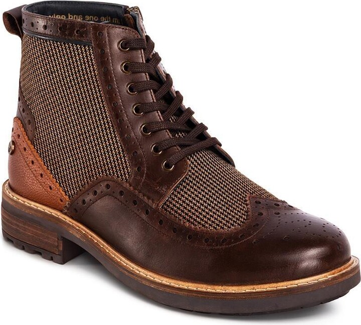 Goodwin Smith Herringbone Twill Combination Boot - ShopStyle