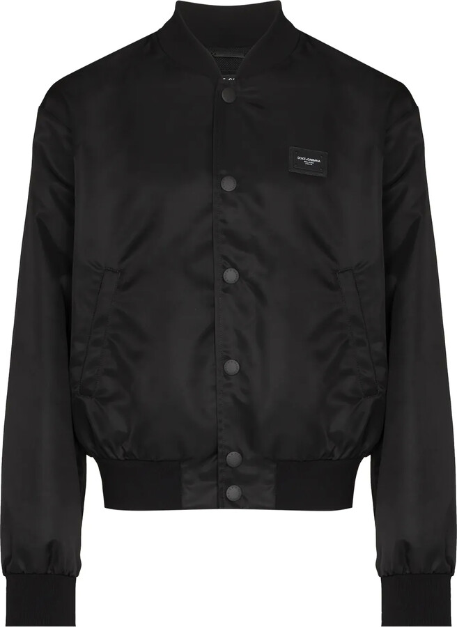 Dolce & Gabbana plaque bomber jacket - ShopStyle