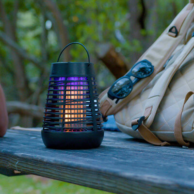 Pic Flickering Flame Solar Portable Bug Zapper Insect Killer Torch ...