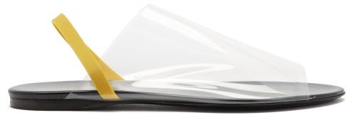 The Row Pvc And Leather Sandals - Clear - ShopStyle