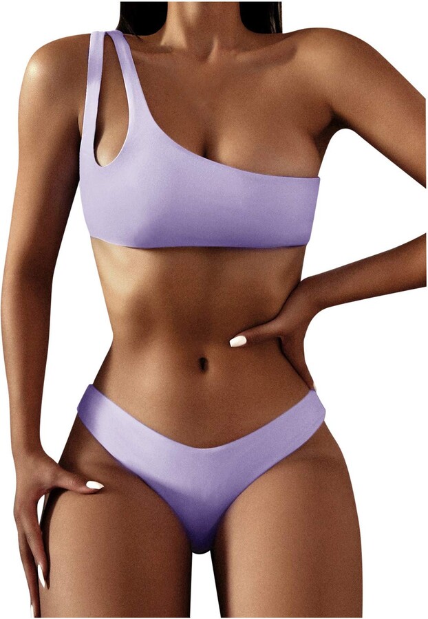 Iusure Swimsuit For Women Bikinis Womens Vintage Striped One Piece