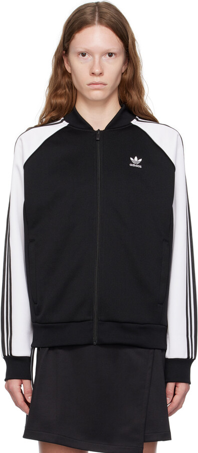 adidas Black & White Adicolor Classics Track Jacket - ShopStyle