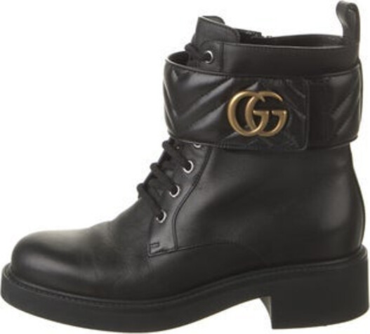 Gucci Combat Boots - ShopStyle