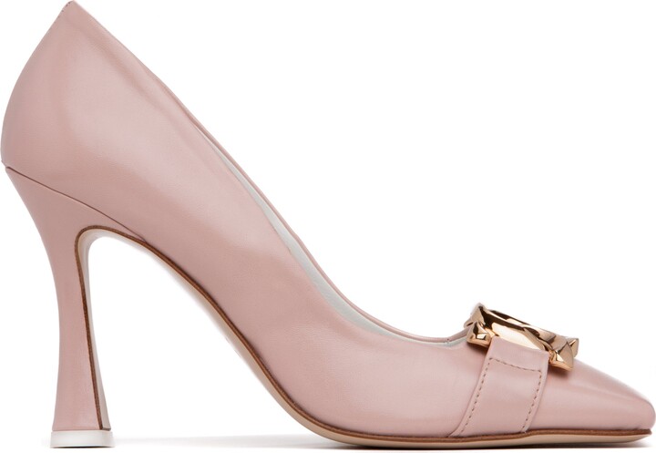 Beautiisoles by Robyn Shreiber - Franca Blush Leather Pump - ShopStyle ...