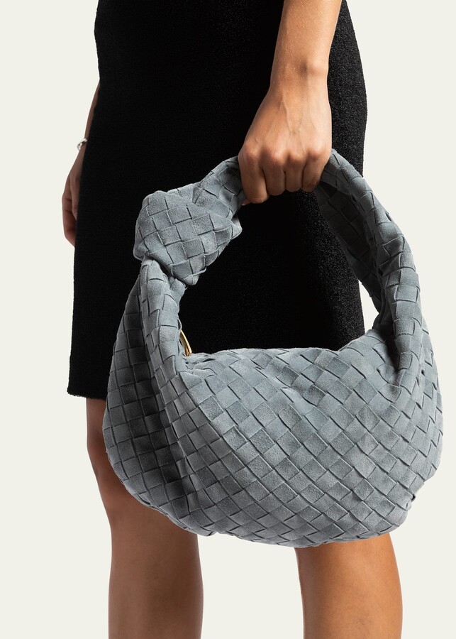 Bottega Veneta Jodie Teen Intrecciato Cashmere Suede Shoulder Bag ...