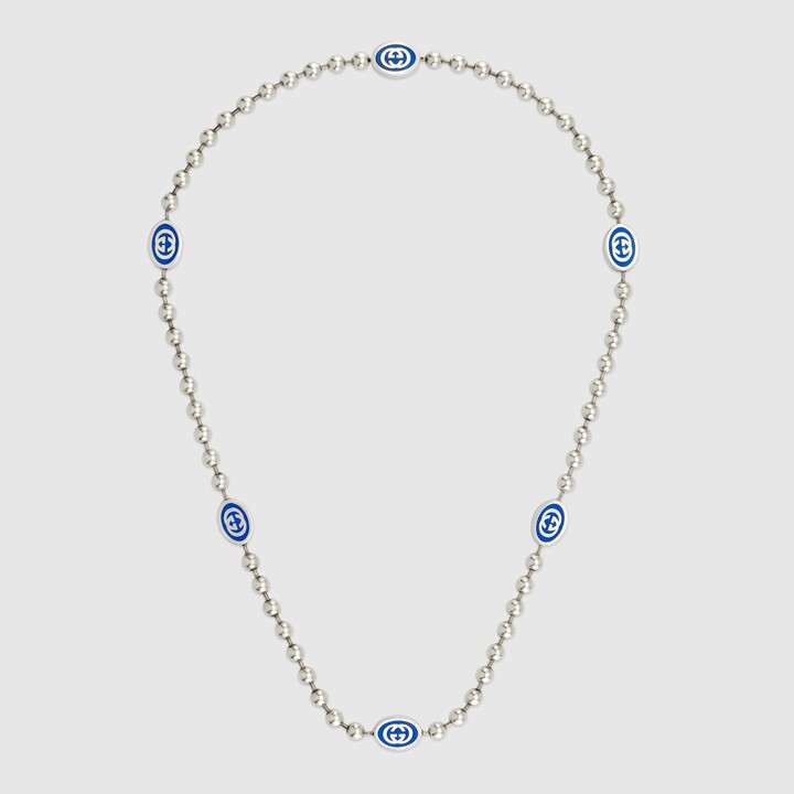 Gucci Interlocking G boule chain necklace - ShopStyle