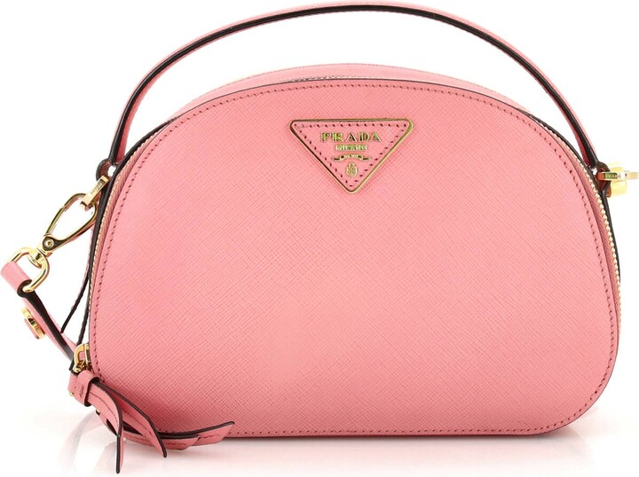 Prada Odette Top Handle Bag Saffiano Leather Small - ShopStyle