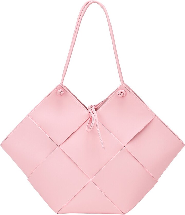 Tiffany & Fred Paris Woven Leather Messenger Bag - ShopStyle