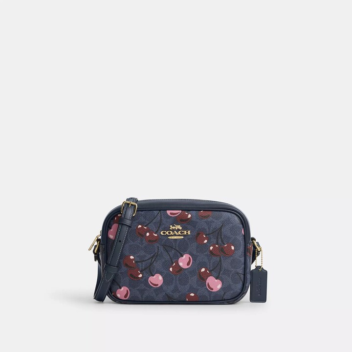 Coach Outlet Jamie Camera Bag In Signature Canvas With Cherry Print ...