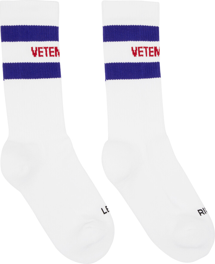 Vetements White Iconic Socks - ShopStyle