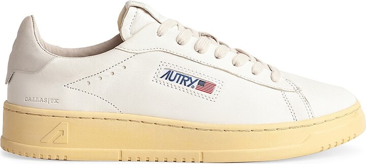 AUTRY Dallas Leather Low-Top Sneakers - ShopStyle