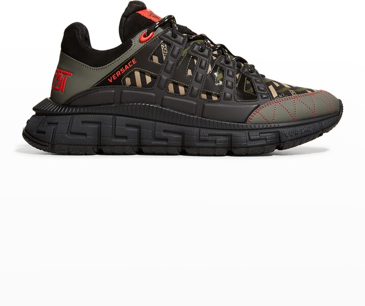 Versace Men's Trigreca Nylon Trainer Sneakers - ShopStyle