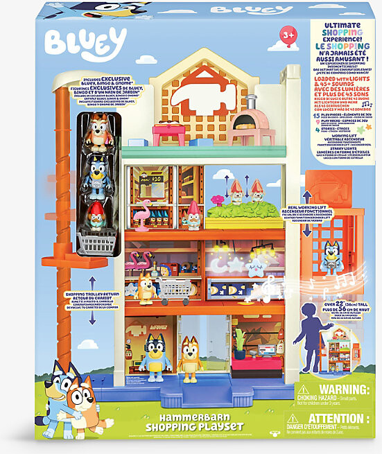 Bluey Kids Hammerbarn Shopping Centre Playset 56cm - ShopStyle Stuffed ...