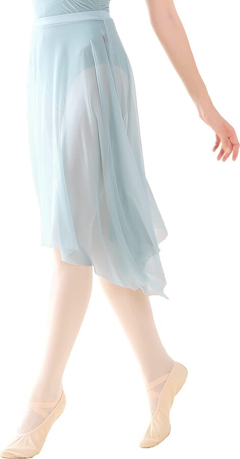 Daydance Mesh Asymmetric Ballet Skirt for Women - ShopStyle