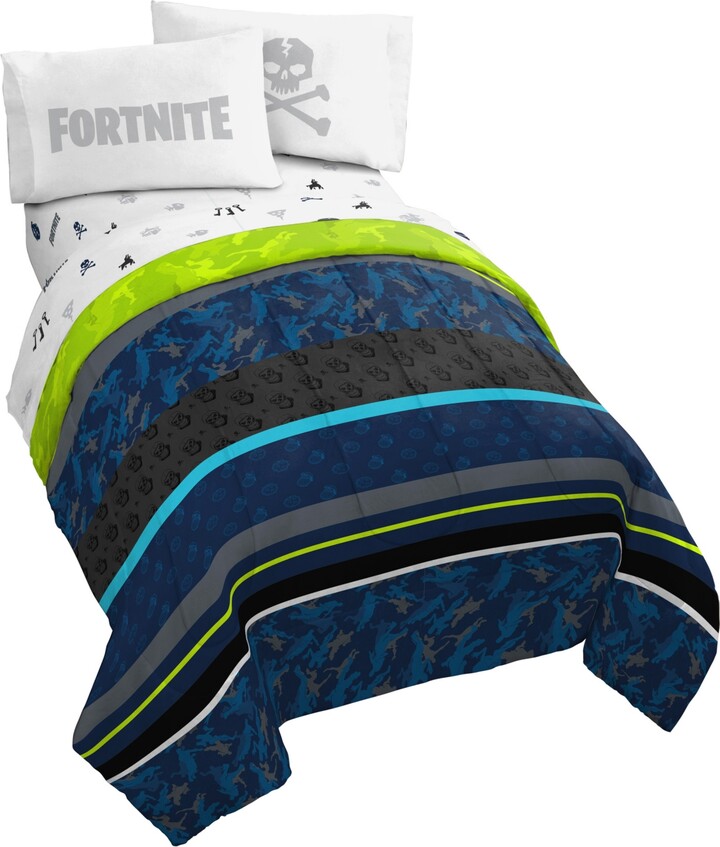Fortnite Neon Stripe 5 Piece Bed Set, Twin - ShopStyle Comforters