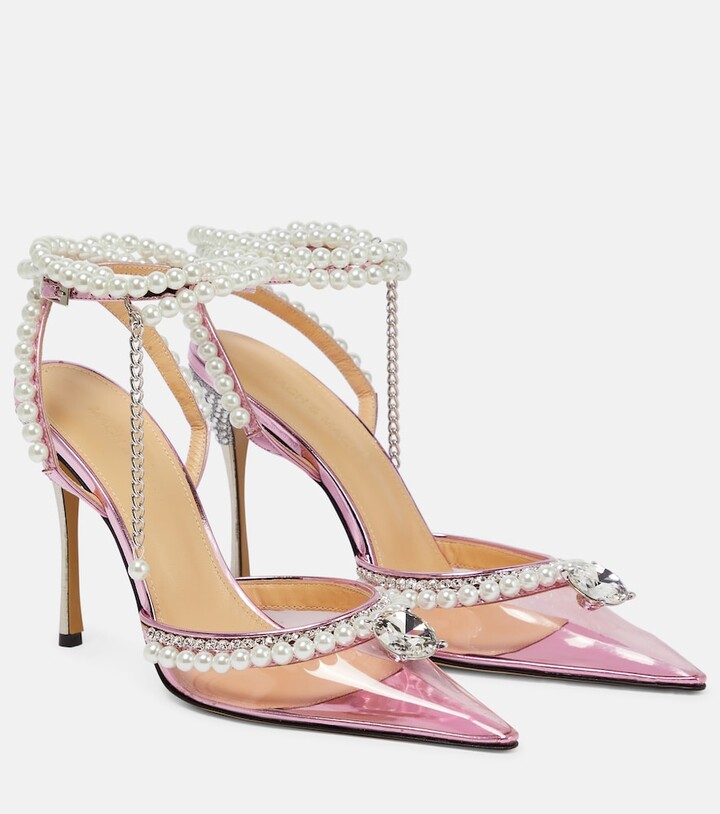 MACH & MACH Embellished PVC pumps - ShopStyle