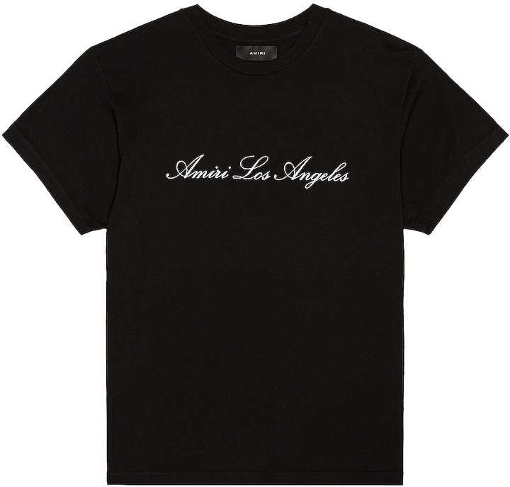 Amiri Los Angeles Tee in Black | FWRD - ShopStyle Jackets