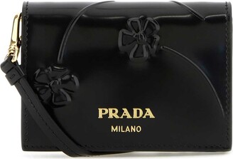 Prada Logo Plaque Cardholder - ShopStyle