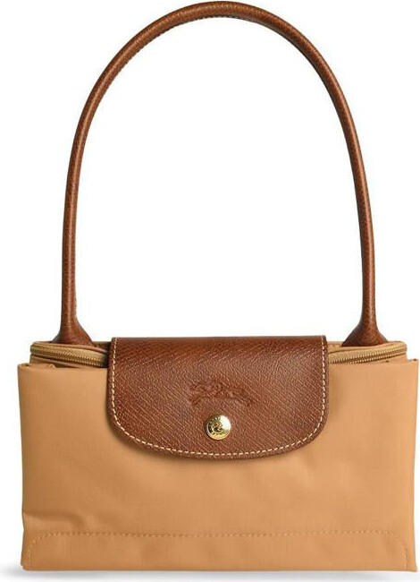 Longchamp 'M Le Pliage Original' Shoulder Bag In Suede Recycled Tela ...
