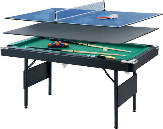 WhizMax 5.5 FT 3-in-1 Portable Pool Table,Stable Pool Table,Mini ...