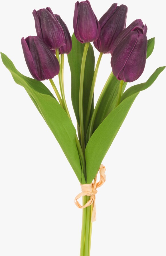 Floralsilk Artificial Fresh Tulip Bunch - ShopStyle Decor