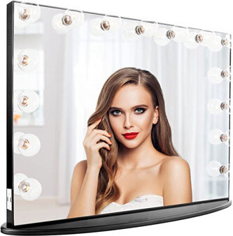 Impressions Vanity Hollywood Glow Pro Vanity Mirror with Lights and USB ...
