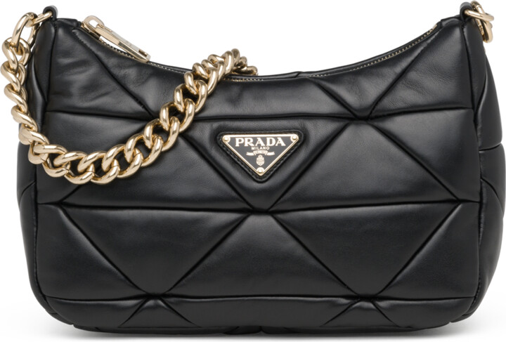 Prada System Nappa Leather Patchwork Shoulder Bag - ShopStyle
