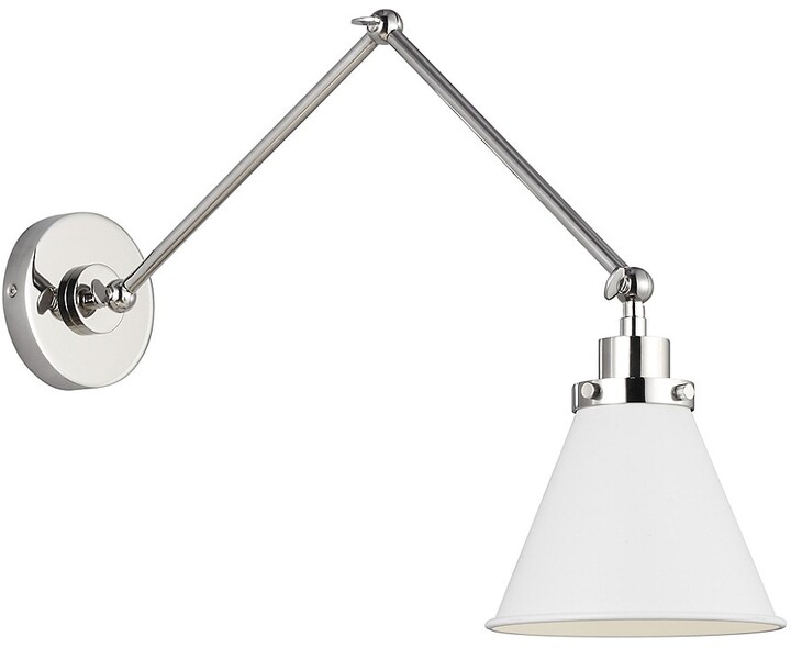 Chapman & Myers Visual Comfort Studio Double Arm Cone Task Sconce ...