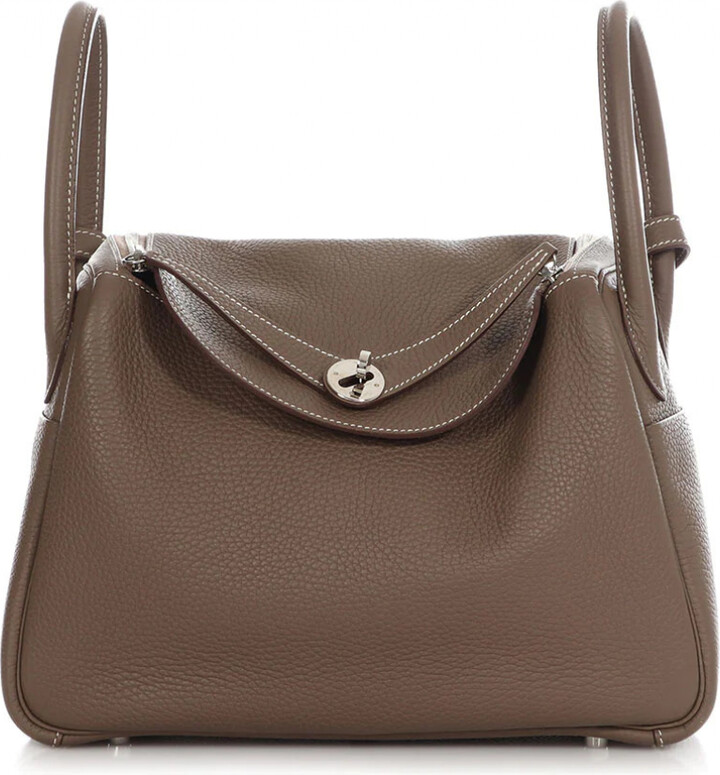 Hermes Lindy leather handbag - ShopStyle Shoulder Bags