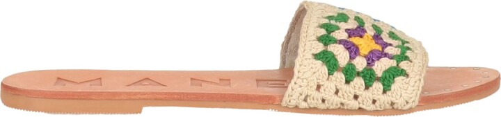 Manebi Sandals Beige - ShopStyle
