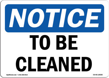 SignMission To Be Cleaned Sign - ShopStyle Home Office